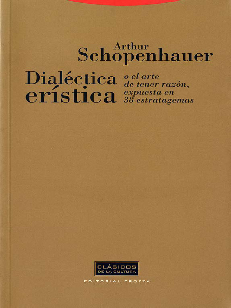 Dialectica Eristica Schopenhauer | PDF