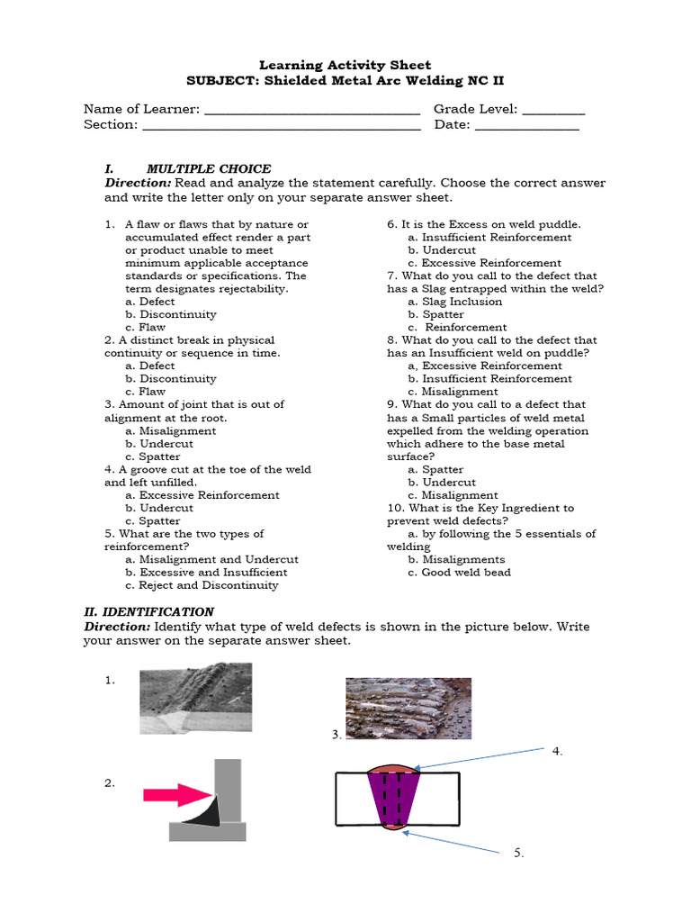Las - Smaw 12 - Week 6 | PDF | Welding | Construction