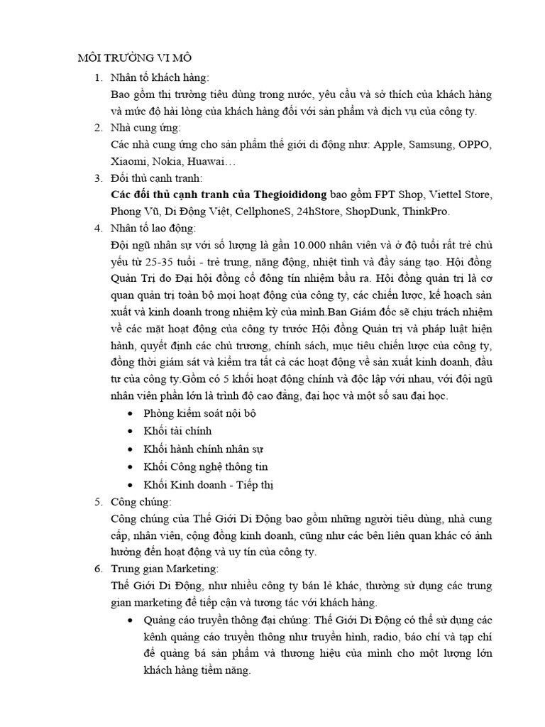 Môi Trư NG Vi Mô | PDF