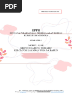 1752 Contoh Lengkap RPPH Kurikulum Merdeka Paud Compress | PDF