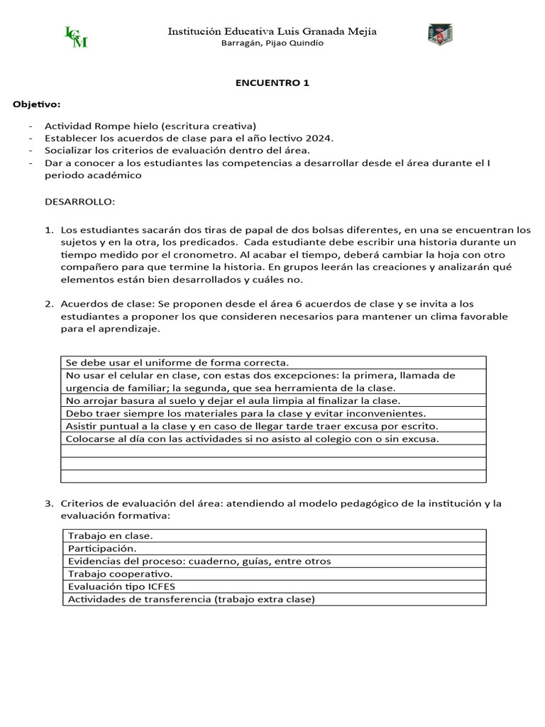 9° Plan de Aula Lectores Competentes | PDF | Comunicación | Medios de ...
