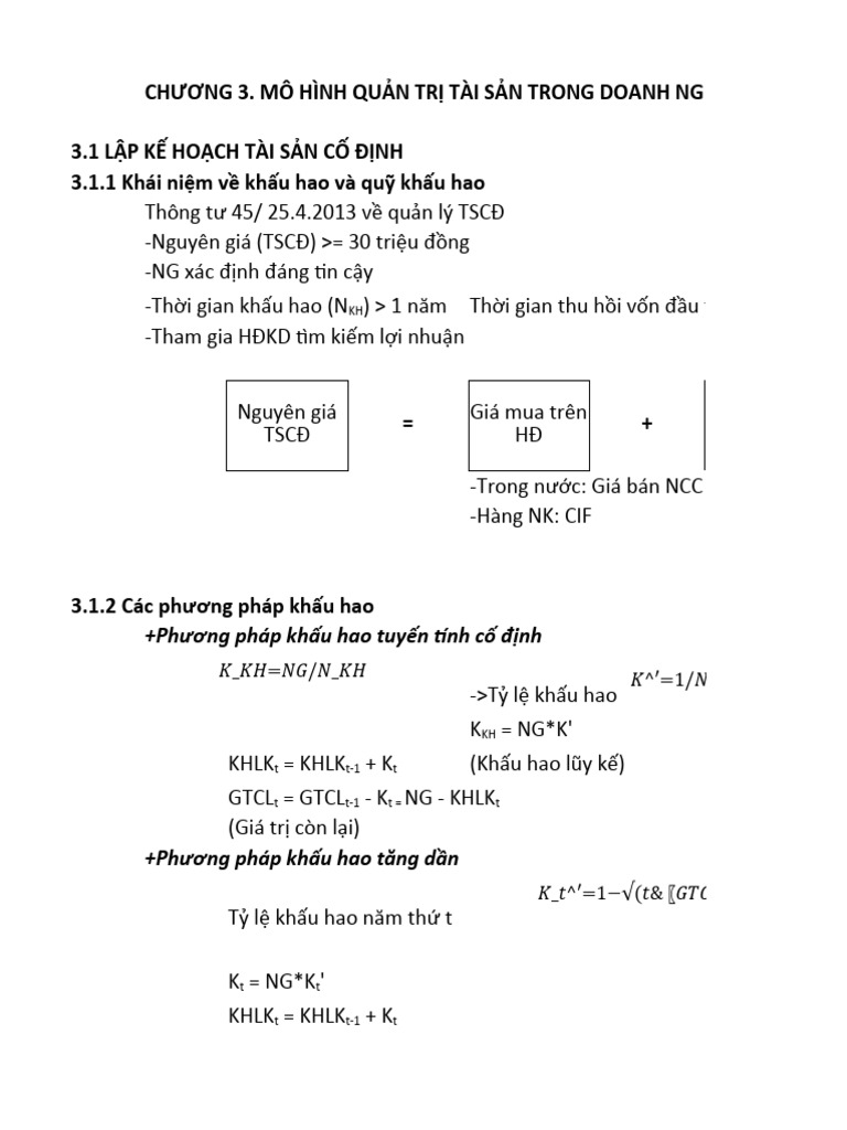 Chuong3.MoHinh QuanTriTaiSan 1 | PDF