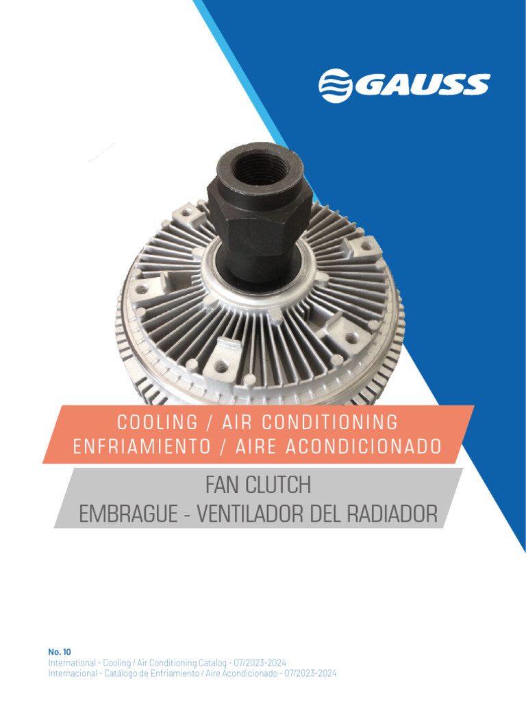 Cat Comex Fan Clutch | PDF | Embrague | Tecnologías automotrices