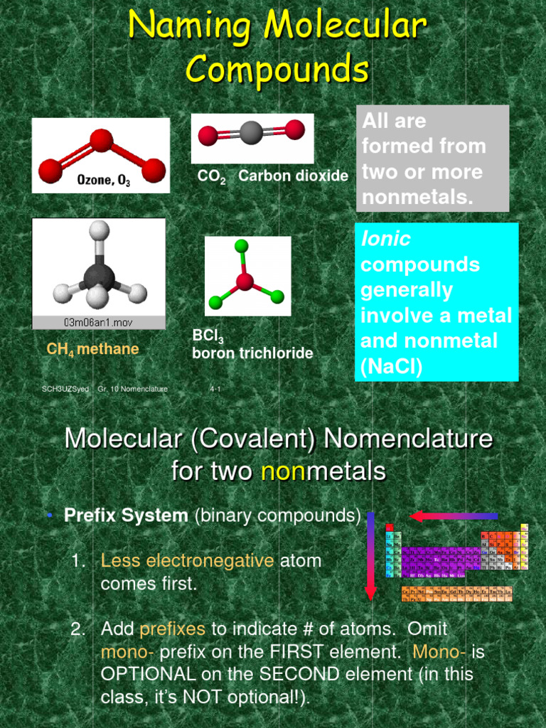 Molecular Binary Compound | PDF | Chlorine | Sets Of Chemical Elements