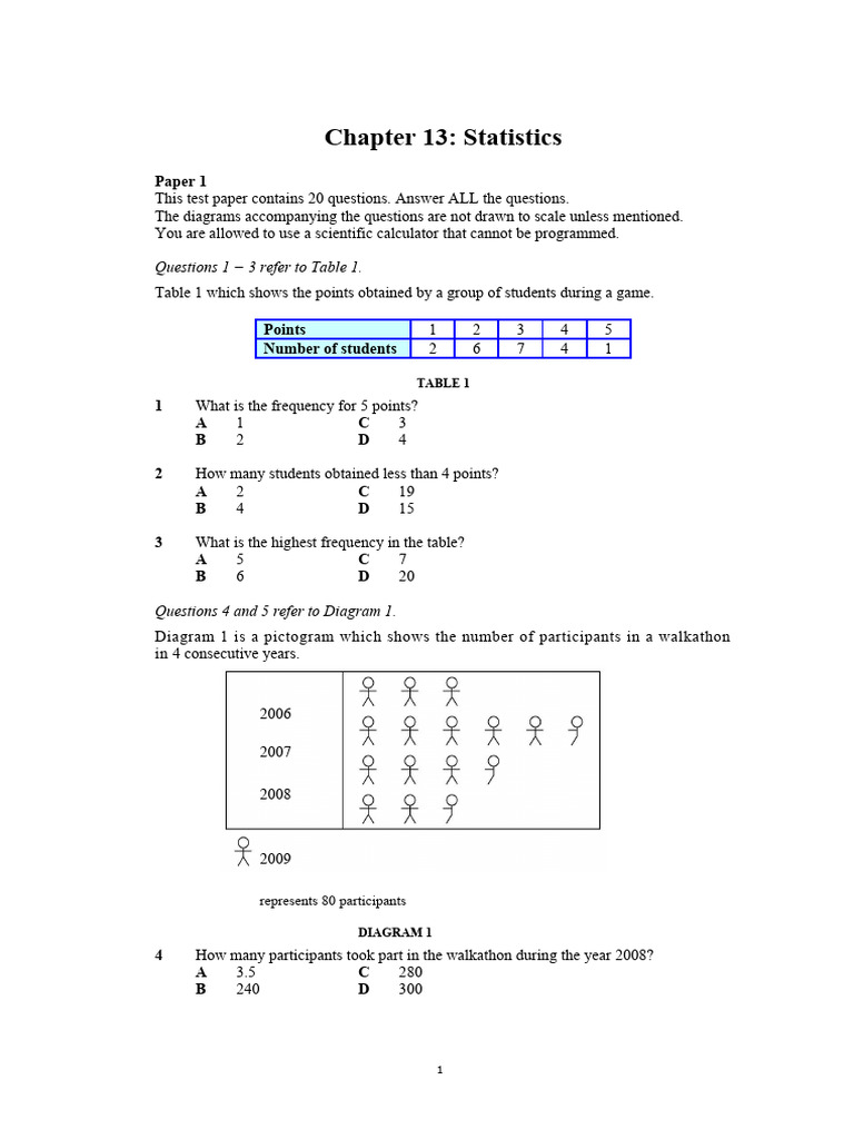 Chapter 13 - Statistics | PDF | Drink
