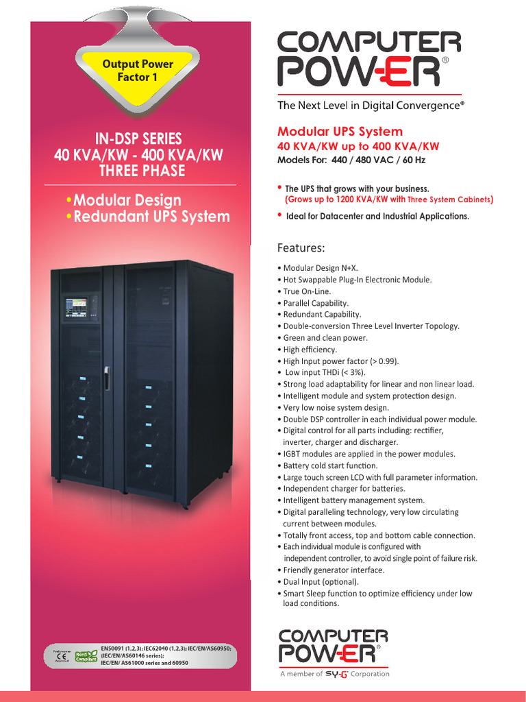 Computer Power in DSP 40 400 Kva KW Jun2020 | PDF | Computer Science | Computer Engineering