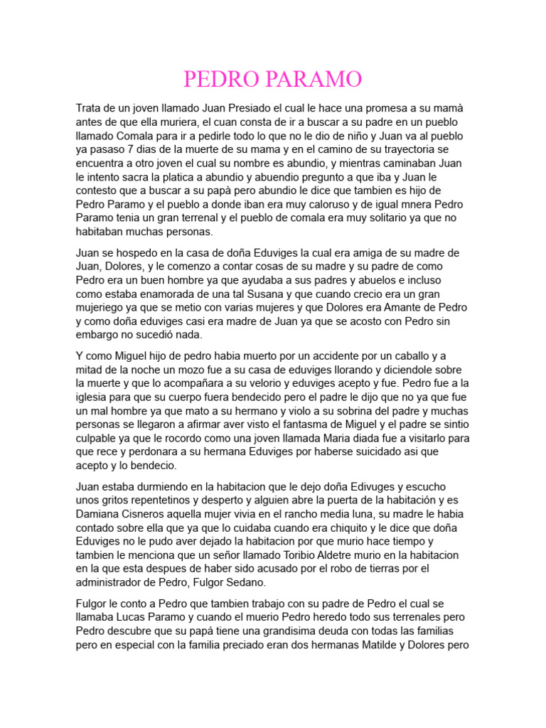 Ecos de Comala: Fantasmas y Destino | PDF | Novela negra, policíaca y suspenso | Poesía