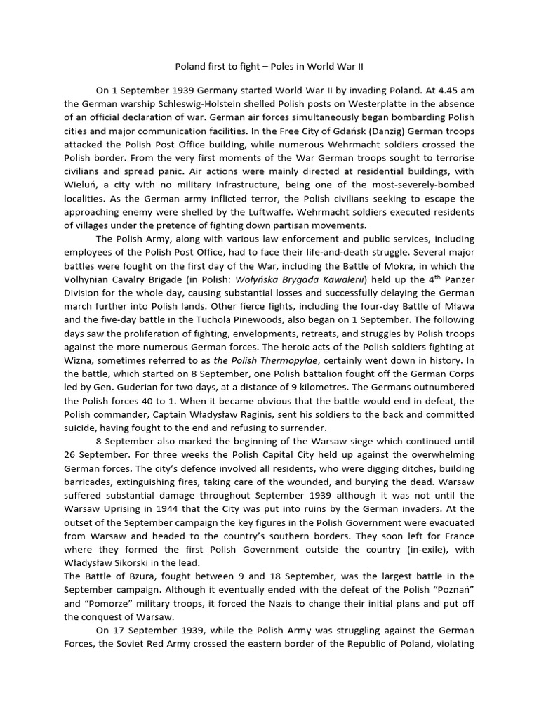 Poles in ww2 | PDF | Nazi Germany | Extermination Camp