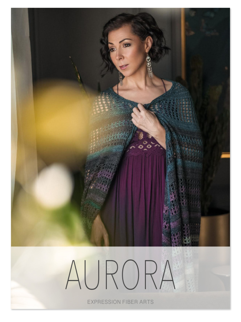Aurora Final | PDF | Crochet | Yarn