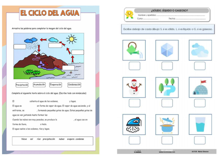 Ciclo Del Agua Pdf