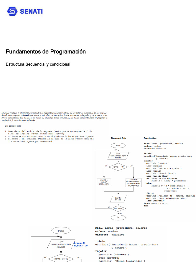 PPT2_FUNDAMENTOS DE PROGRAMACION -FINAL -SENATI | PDF | Triángulo