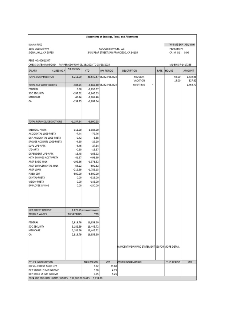 Google Services | PDF | Government Finances | Personal Finance