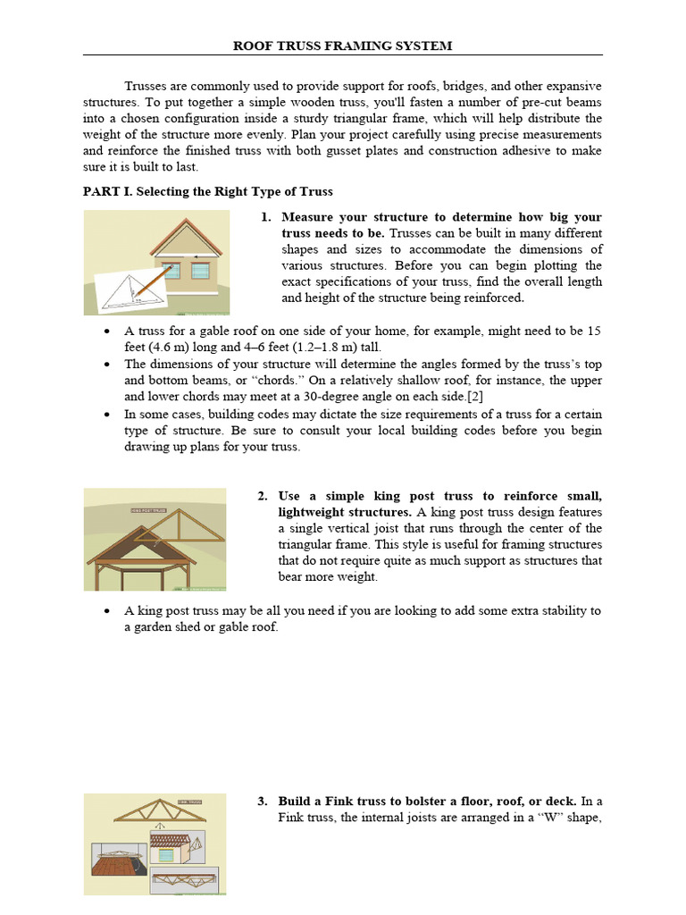 Truss Framing | PDF | Truss | Framing (Construction)
