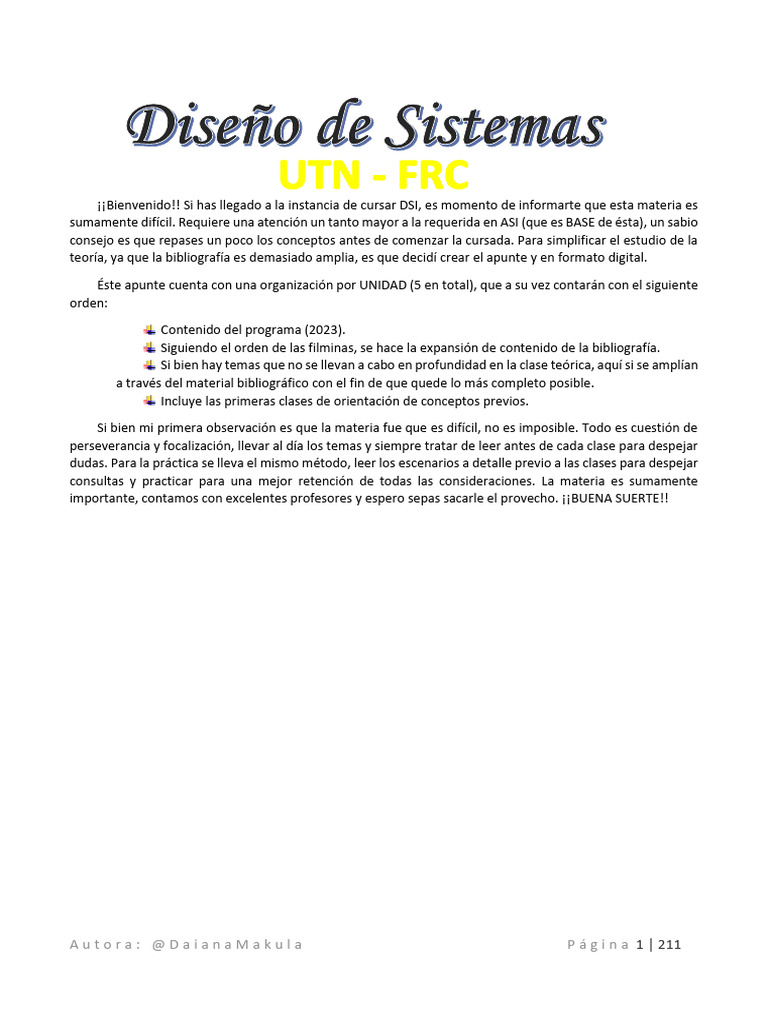 Mi Propio Resumen DSI 2023 | PDF | Lenguaje de modelado unificado | Software