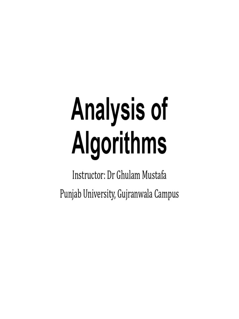 Analysis of Algorithms Slides of Pseudo Code | PDF | Control Flow | C++ Analysis of Algorithms Slides of Pseudo Code | PDF | Control Flow | C++