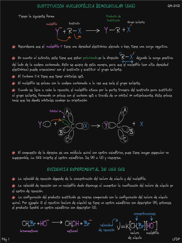 SN1 y SN2 | PDF