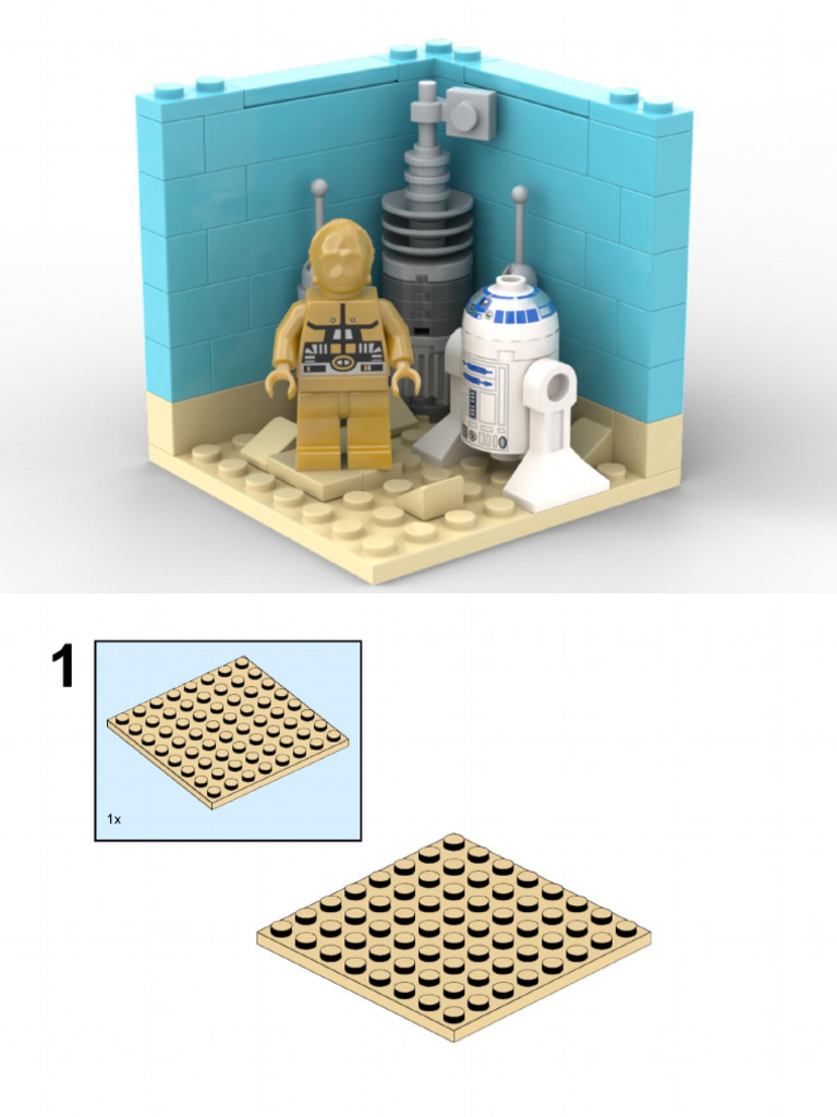 R2D2 and C3PO Lego | PDF
