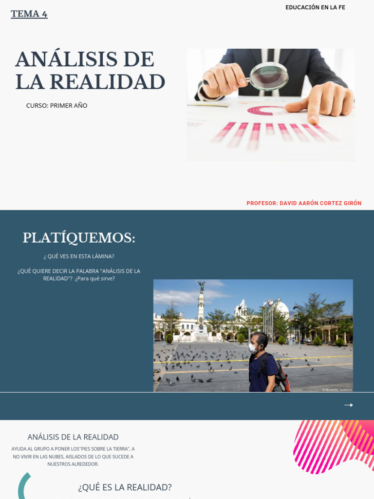 Analisis De La Realidad Pdf Realidad