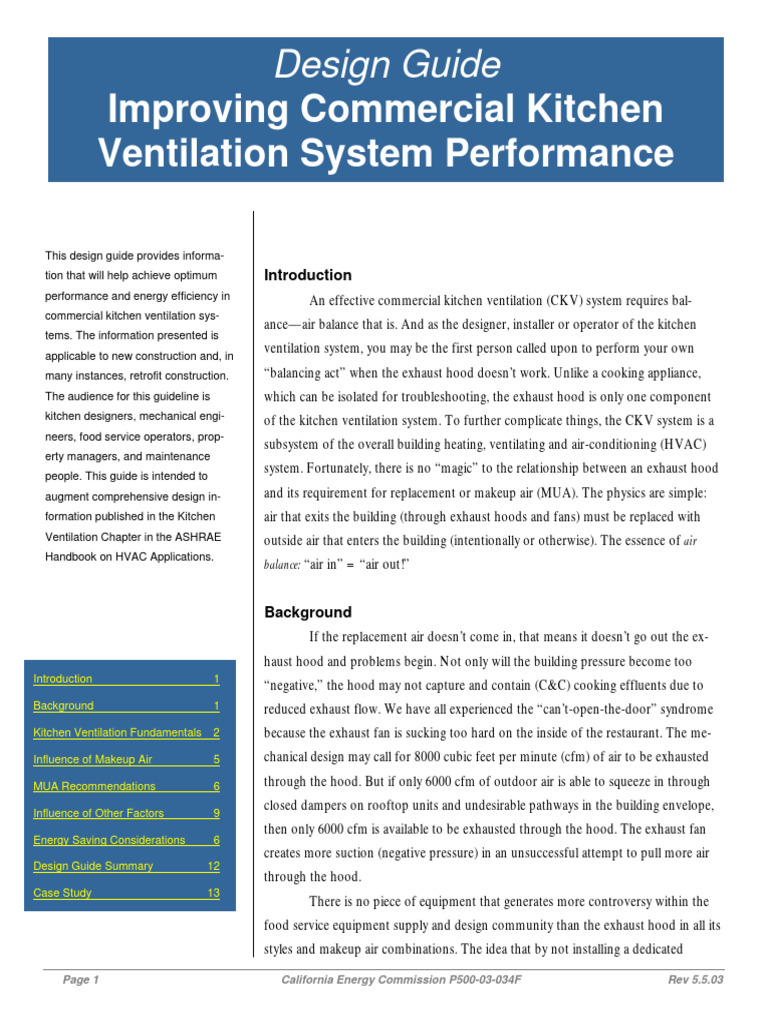 Kitchen Ventilation Download Free Pdf Ventilation Architecture