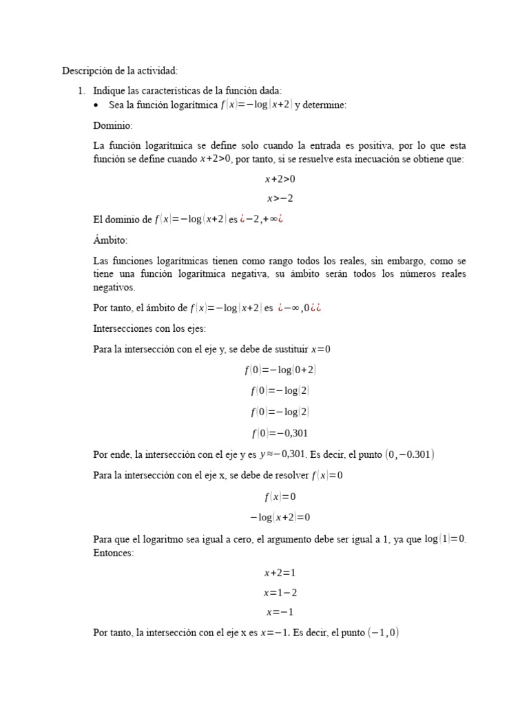 Función Log-Exp | PDF | Logaritmo | Función (Matemáticas)