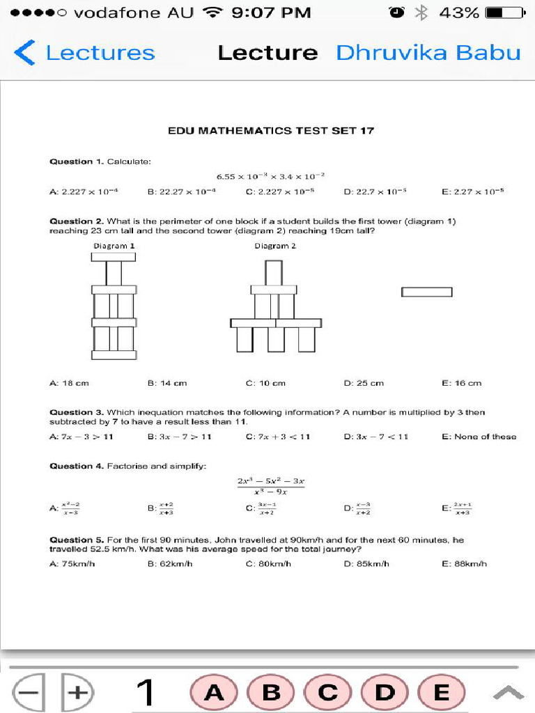 Maths Edu 17 Q | PDF