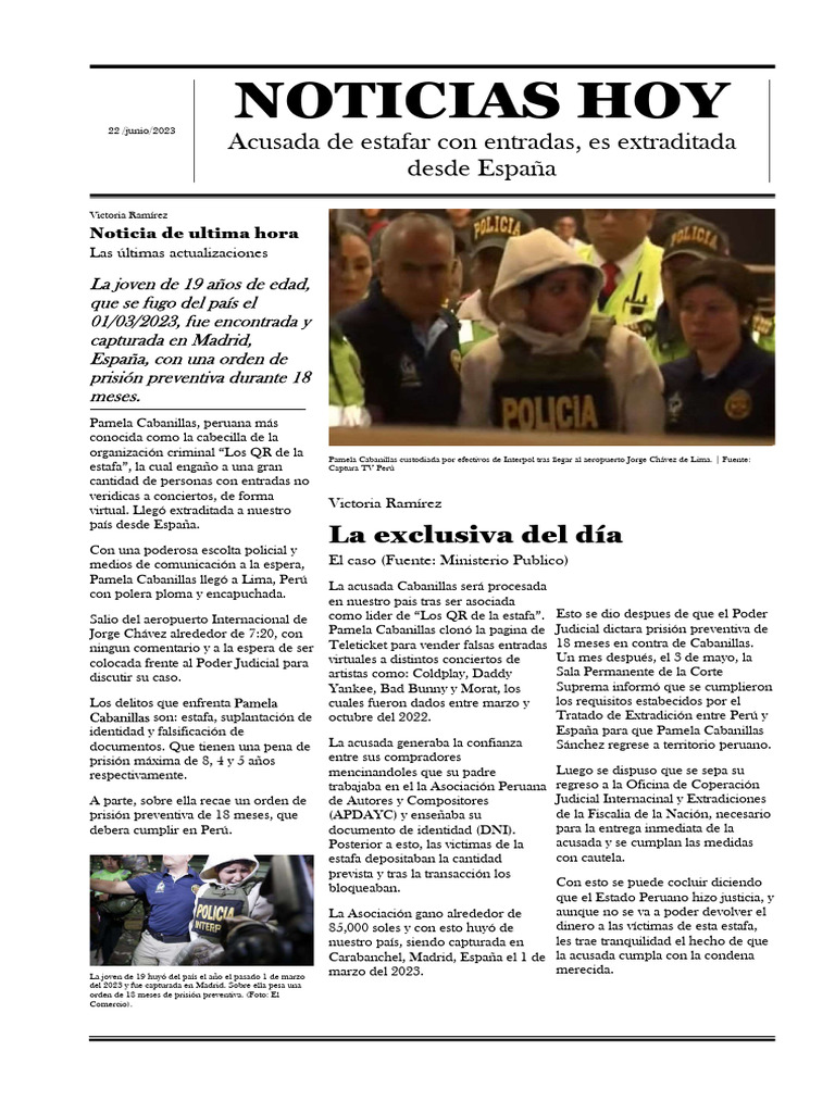 La Noticia | PDF | Vídeo