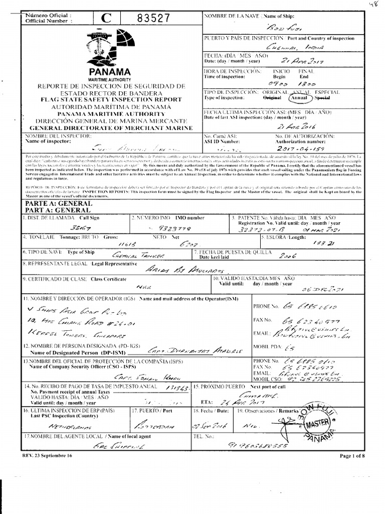 48.Flag State Inspection | PDF