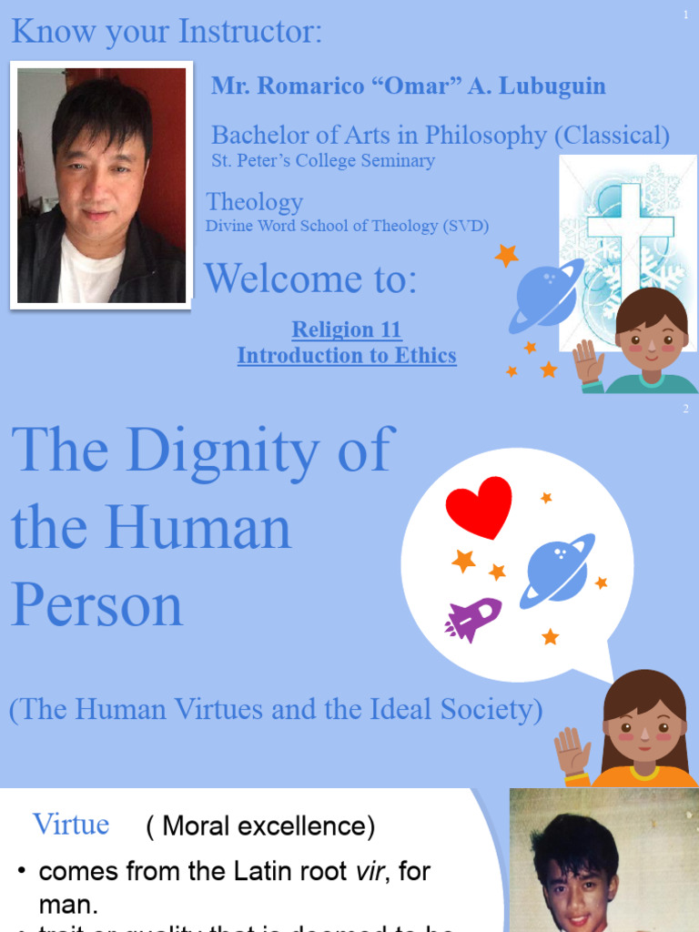 Religion 11B-Introduction To Ethics-Powerpoint-Week 1 | PDF | Virtue ...