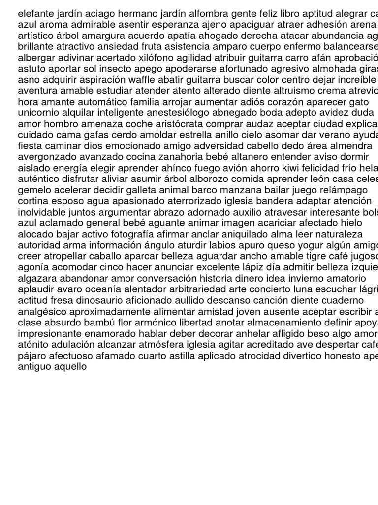 Texto Generado | Descargar gratis PDF | Amor