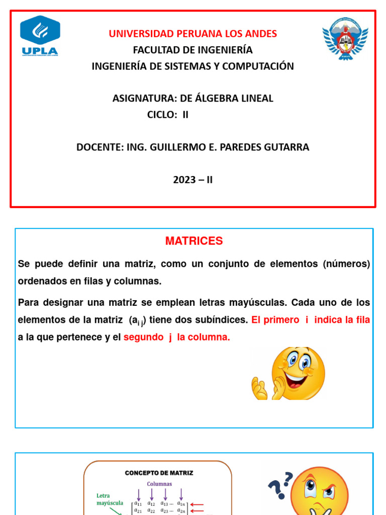 ÁLGEBRA LINEAL. MATRICES | PDF | Matriz (Matemáticas) | Teoría del operador