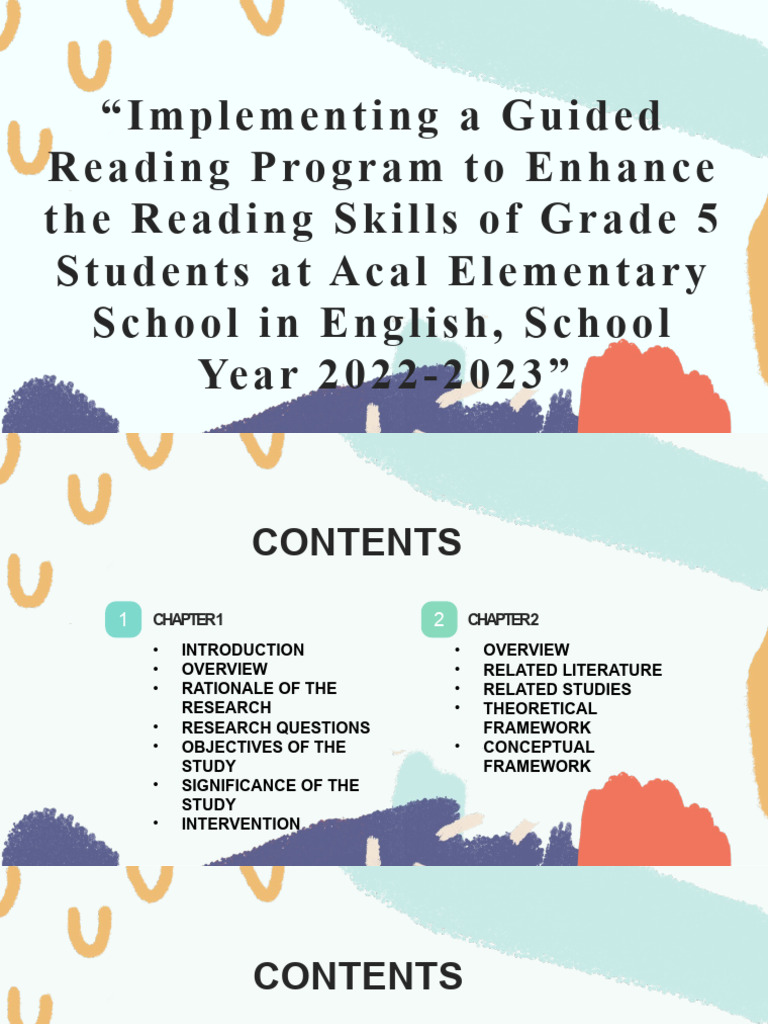 My Action Research | PDF | Reading Comprehension | Constructivism ...