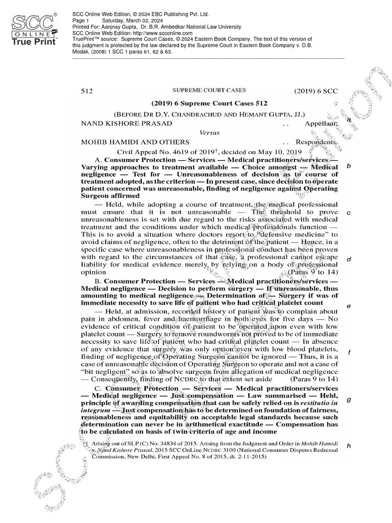 TP 2019 6 SCC 512 518 Aanjnay1234 Gmailcom 20240302 073410 1 7 | PDF | Justice | Crime & Violence