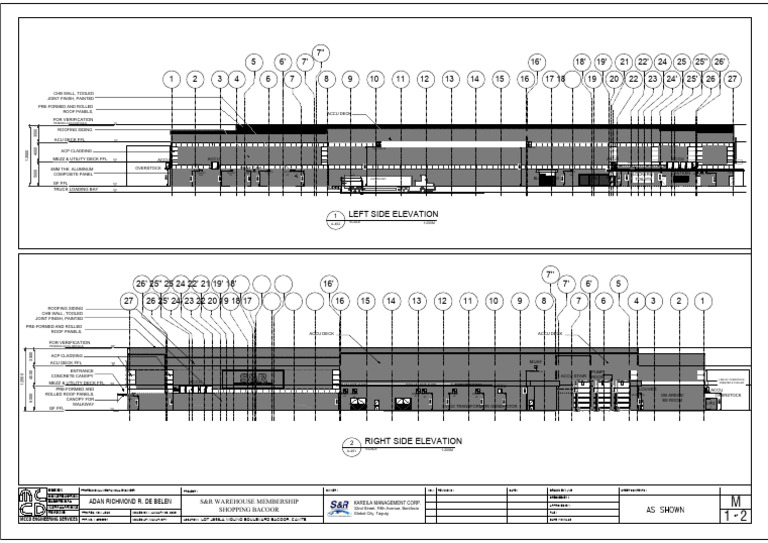 RIGHT AND LEFT ELEVATION-Layout1 | PDF | Building Engineering | Building Technology