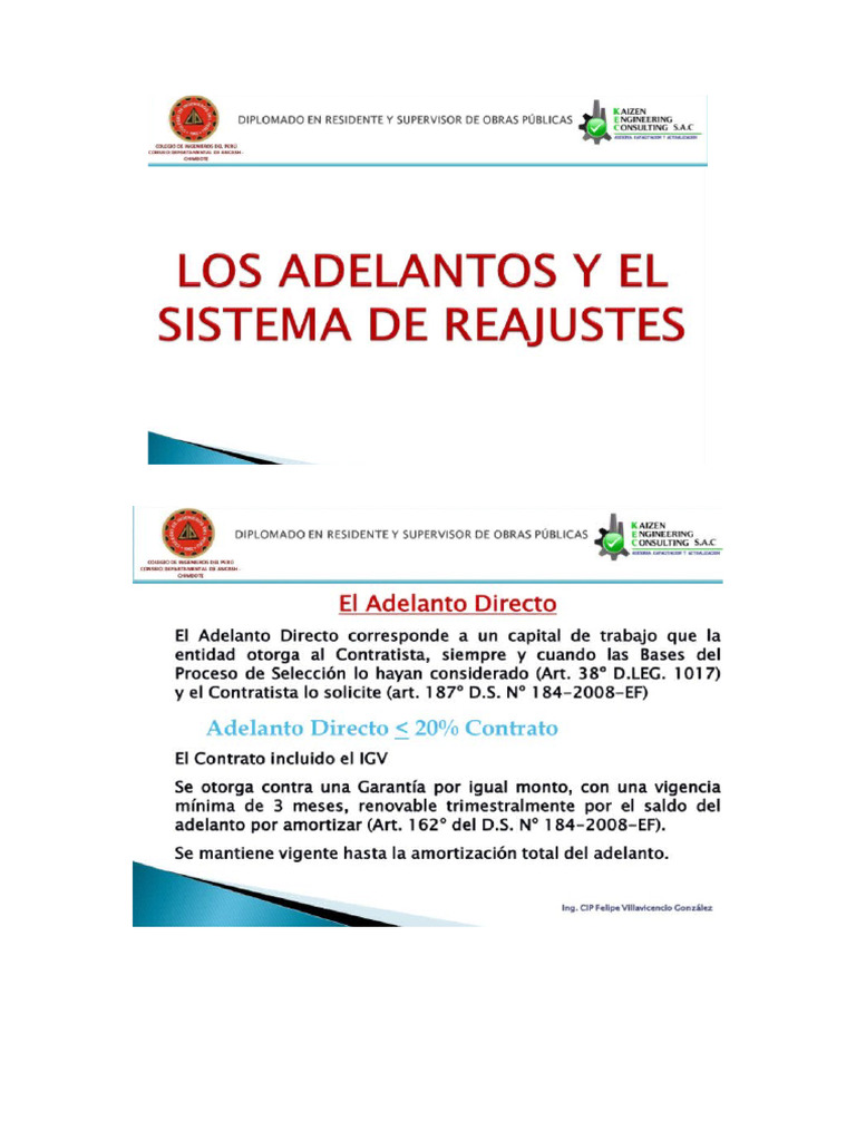 Adelanto Materiales Obra | PDF