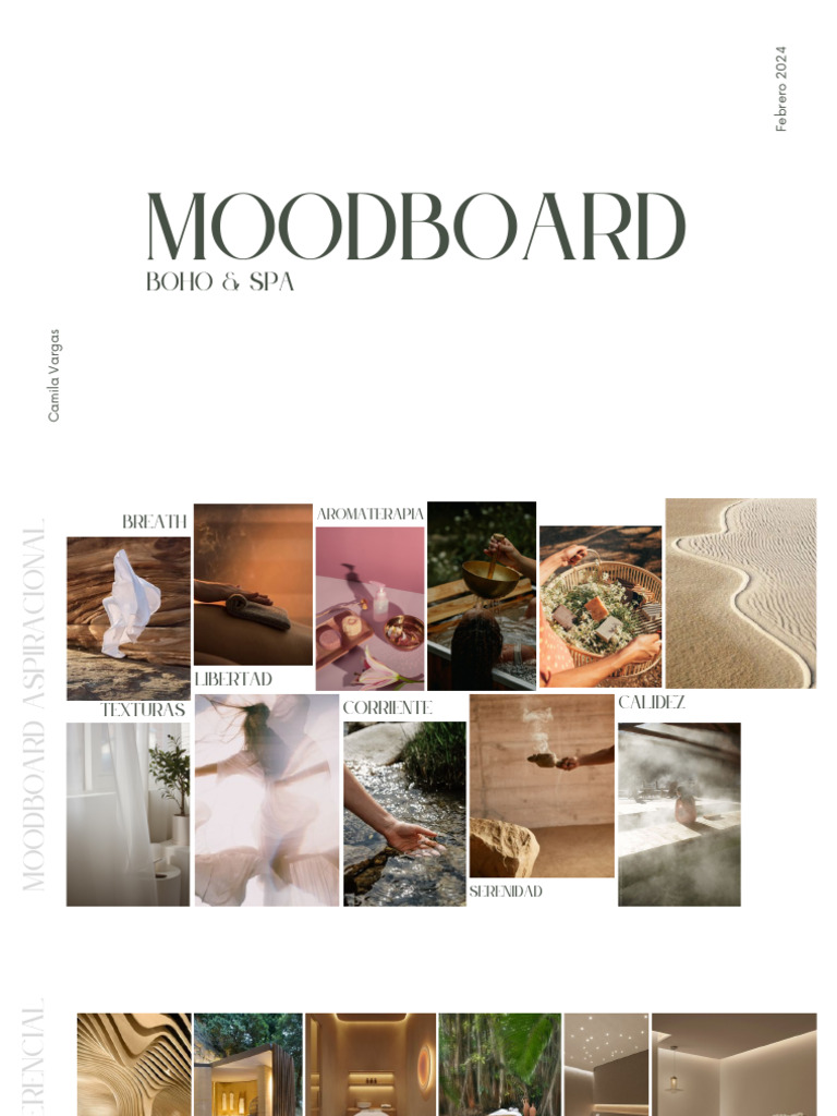 Moodboard Boho & Spa de Camila Vargas | PDF