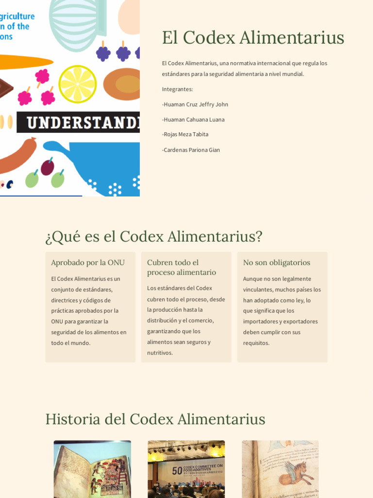 El-Codex-Alimentarius (1) | PDF | Seguridad alimenticia
