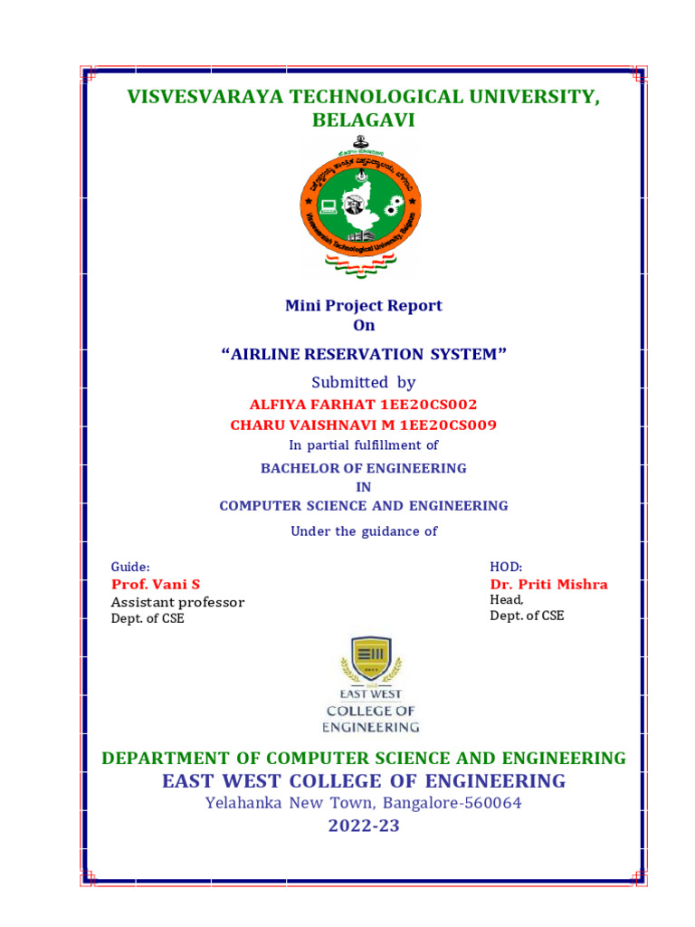 Airline Reservation System Pdf Software Testing Databases
