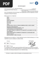 MODEL Adeverinta Pentru Angajatori | PDF
