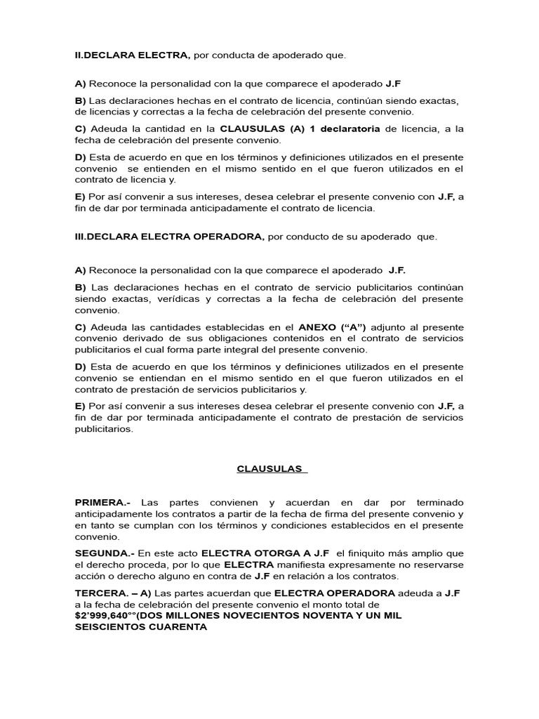 Convenio 2 | PDF | Derecho