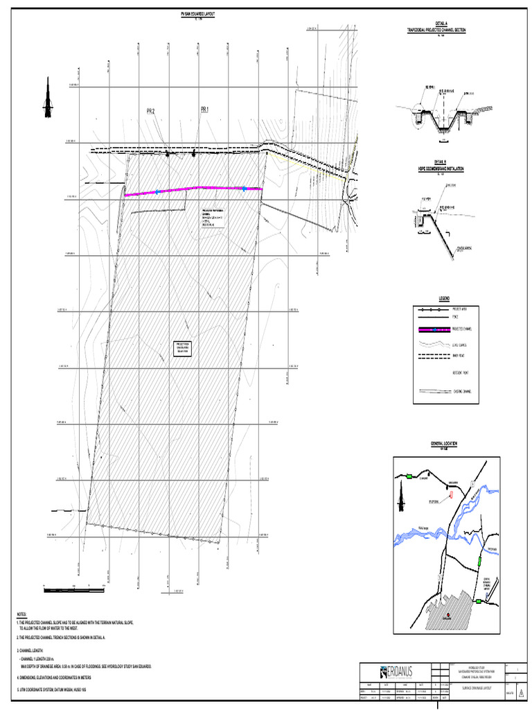 PR CL 5028 DD 0205 Rev00 Drainage and Erosion Control Plan | PDF ...