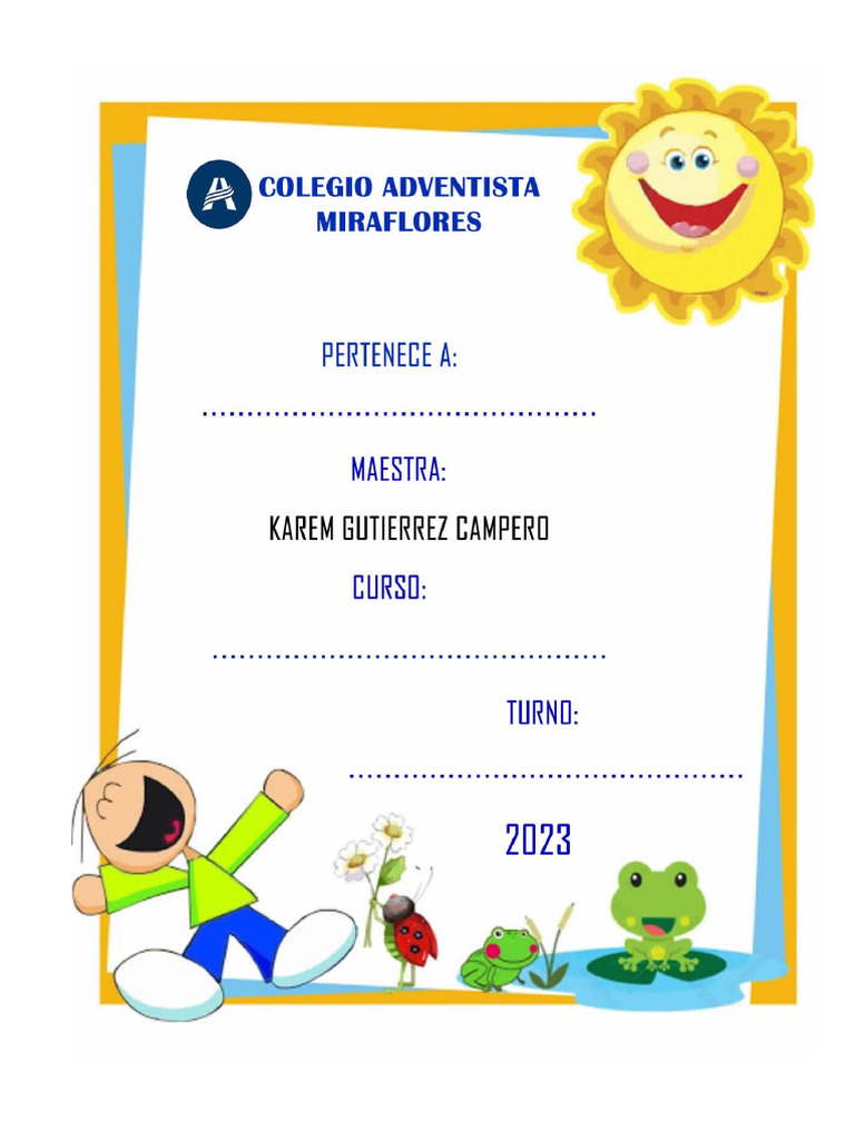 Caratula Modelo | PDF