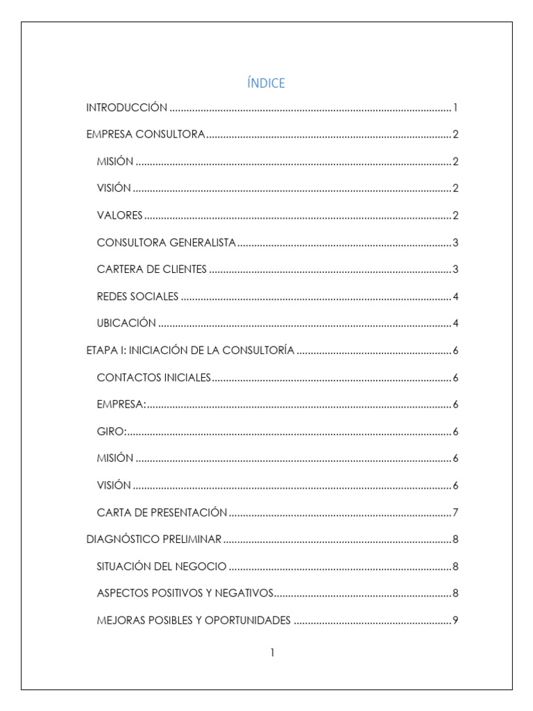EJEMPLO DE -PROYECTO-FINAL-CONSULTORIA | PDF | Planificación | Business