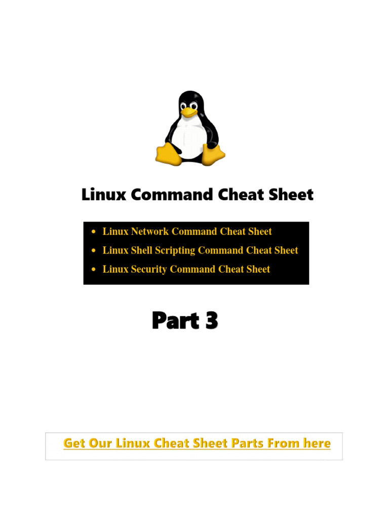 Linux Command Cheat Sheet Part 3 | PDF | Domain Name System | Computer Security