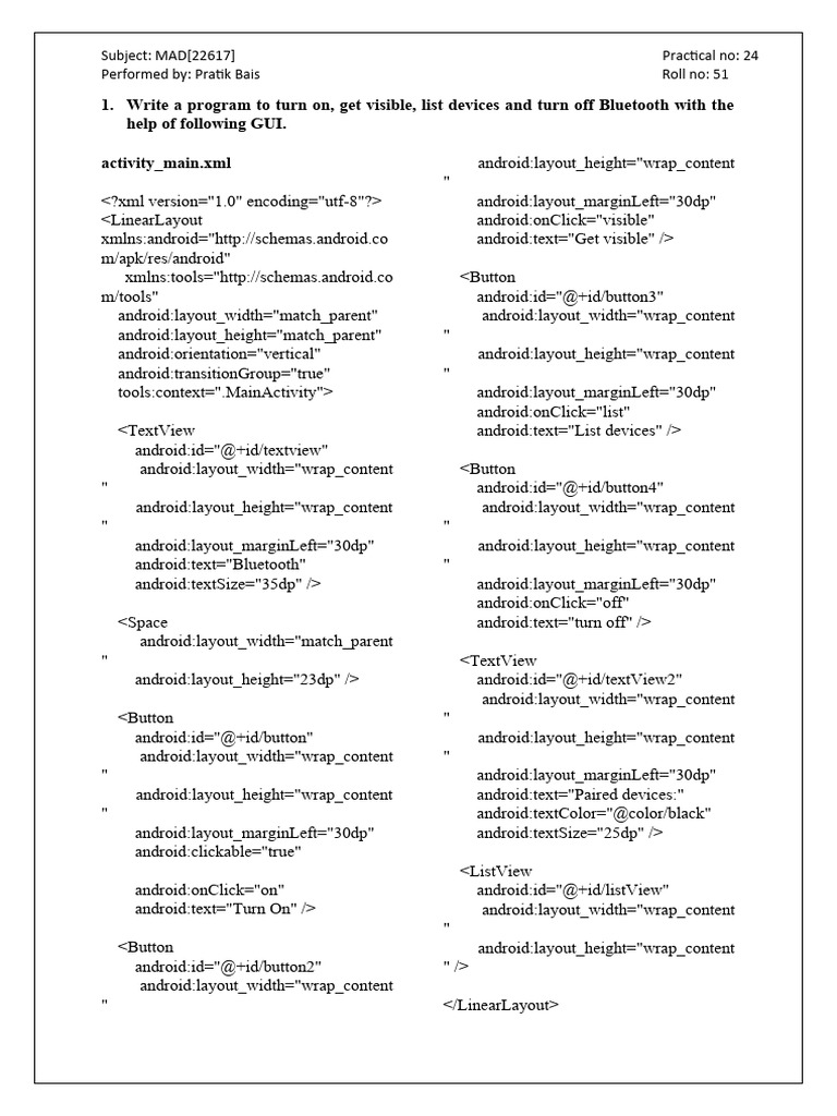 Mad 24 | PDF | Android (Operating System) | System Software Mad 24 | PDF | Android (Operating System) | System Software