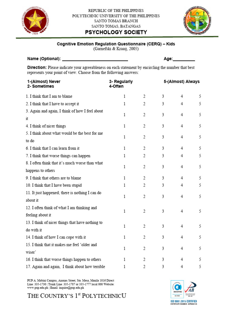 Research-Questionnaires | PDF | Psychology | Behavioural Sciences