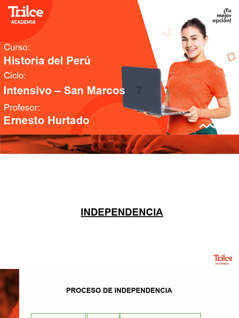 Curso:: Historia Del Perú Intensivo - San Marcos Ernesto Hurtado | PDF ...