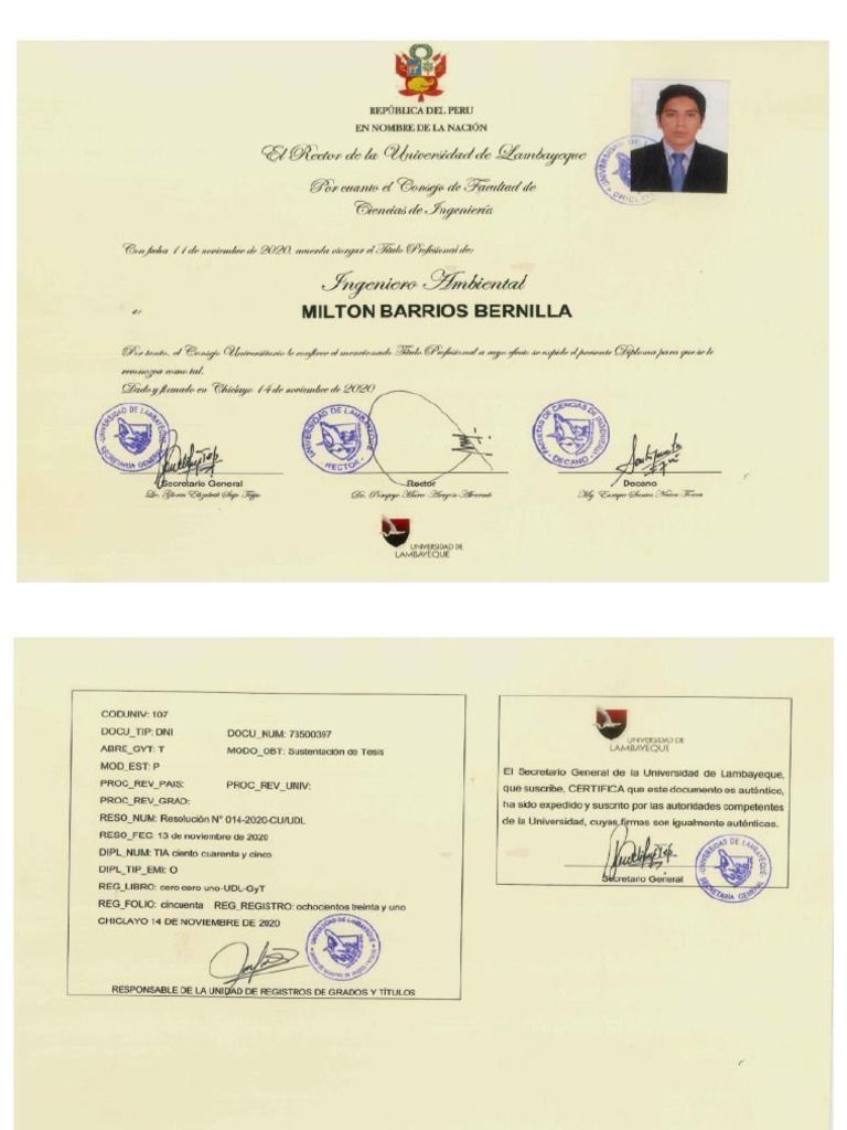 Milton - Grado .Titulo | PDF