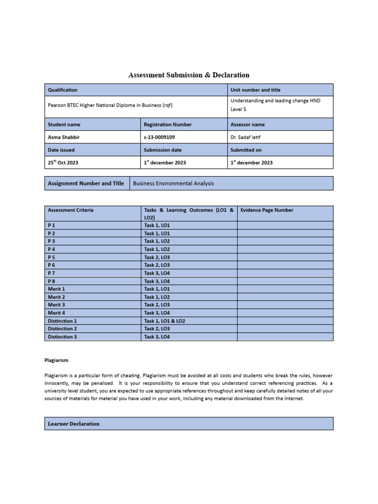 Asma U&L | PDF | Leadership | Sustainability