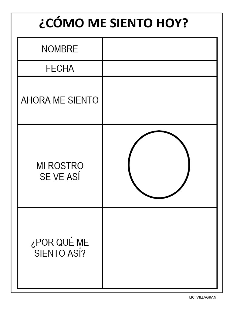 CÓMO ME SIENTO HOY | PDF