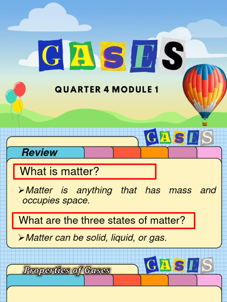 Properties of Gases | PDF